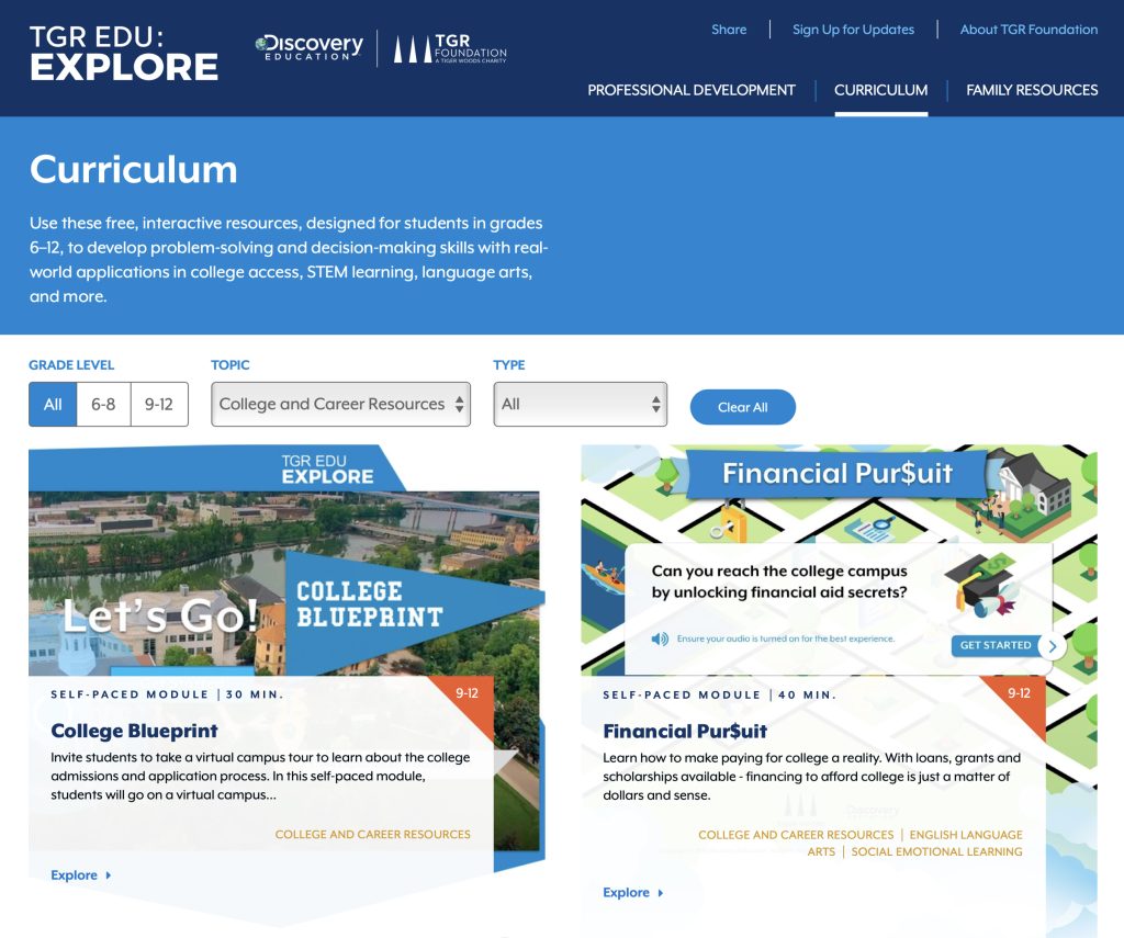 TGR EDU: Explore named College Prep Solution of the Year in EdTech ...